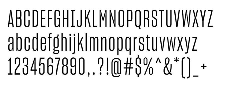 University Font Style