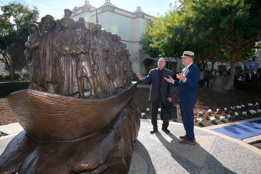 USD Dedicates Angels Unawares Sculpture with Mass and Blessing ...