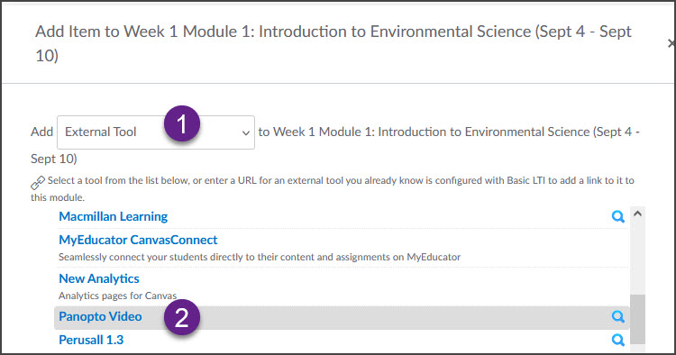 Using Zoom and Panopto in Canvas - Learning Design Center - University ...