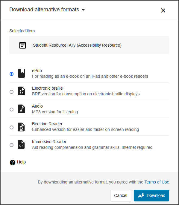 Ally - Learning Design Center - University of San Diego