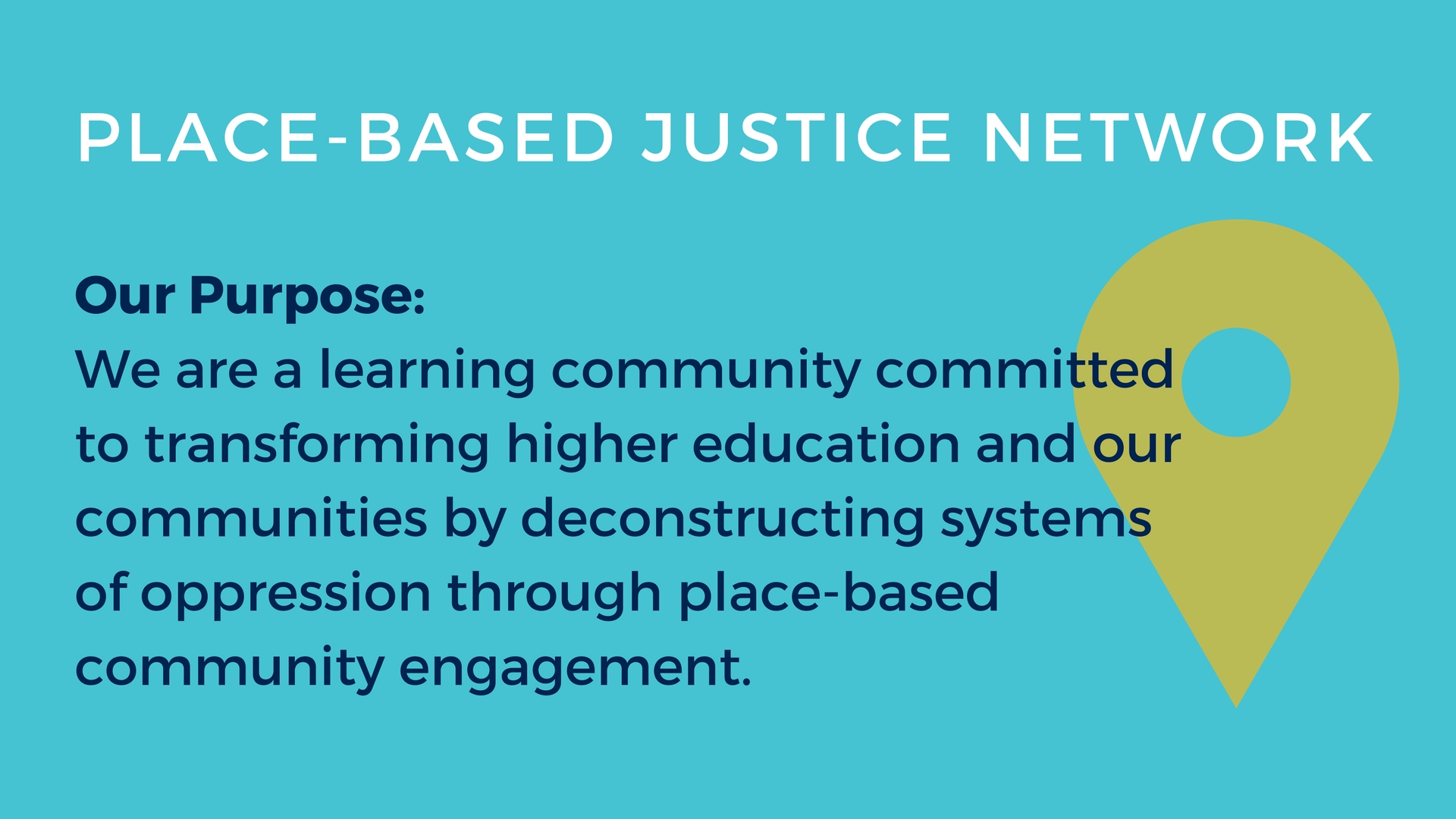 About the Place-Based Justice Network - The Mulvaney Center for ...