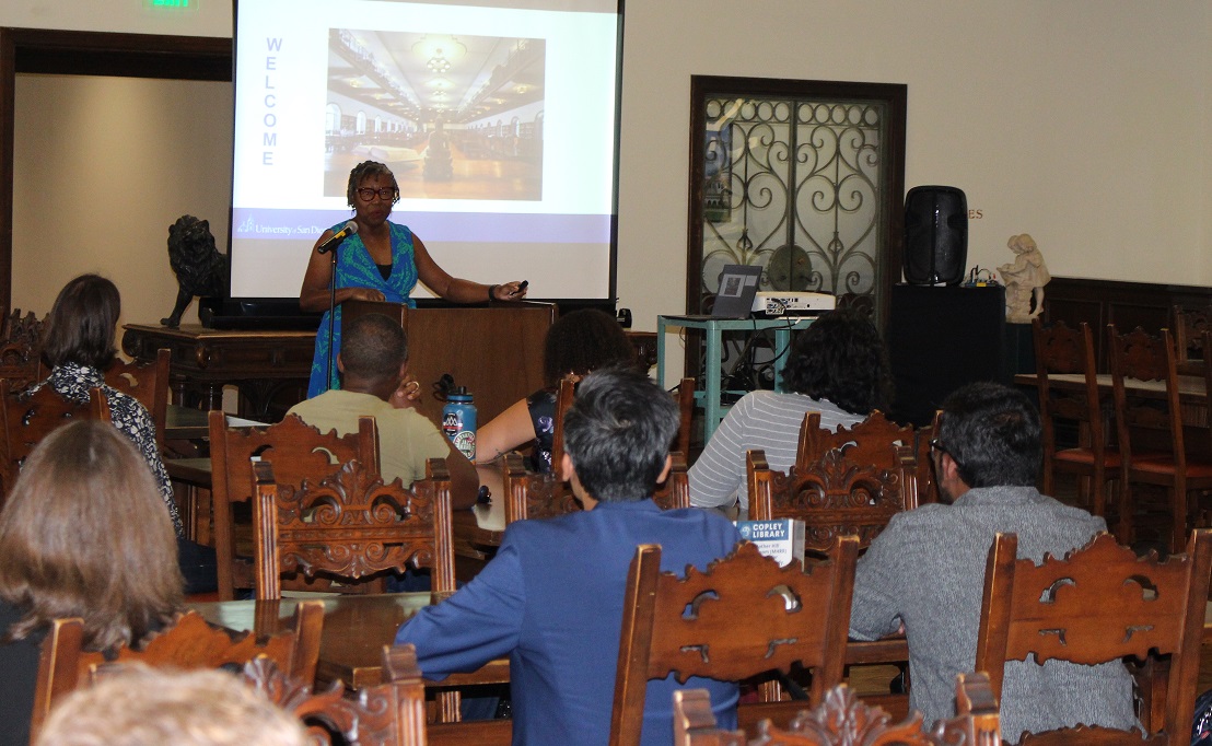 New USD Faculty Enjoy a Library Introduction and Lunch - University of ...