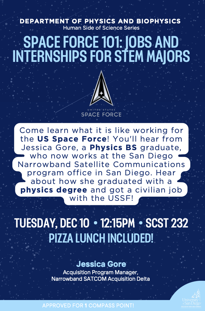 Campus Event - Space Force Informational by Jessica Gore – USD News ...