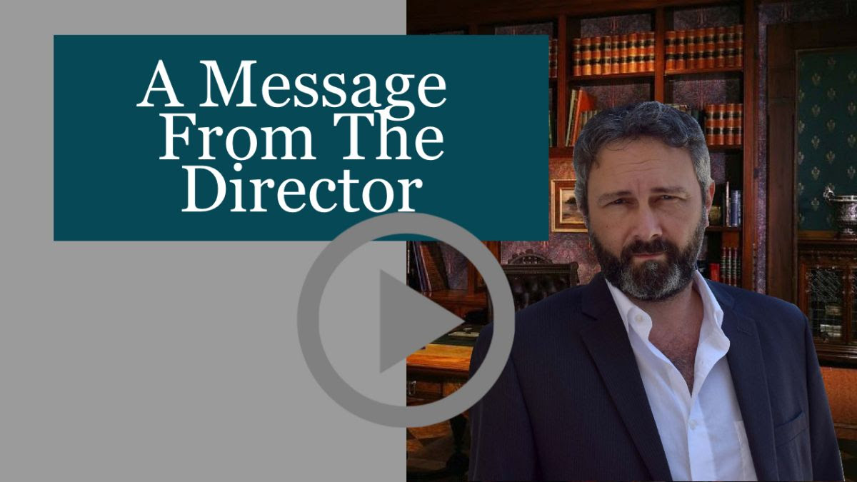 Humanities Center Message from the Director - University of San Diego