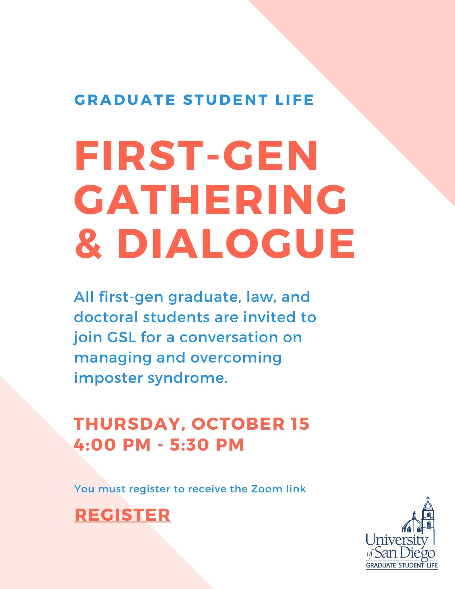 Law Events Calendar - GSL First-Gen Gathering and Dialogue - University ...