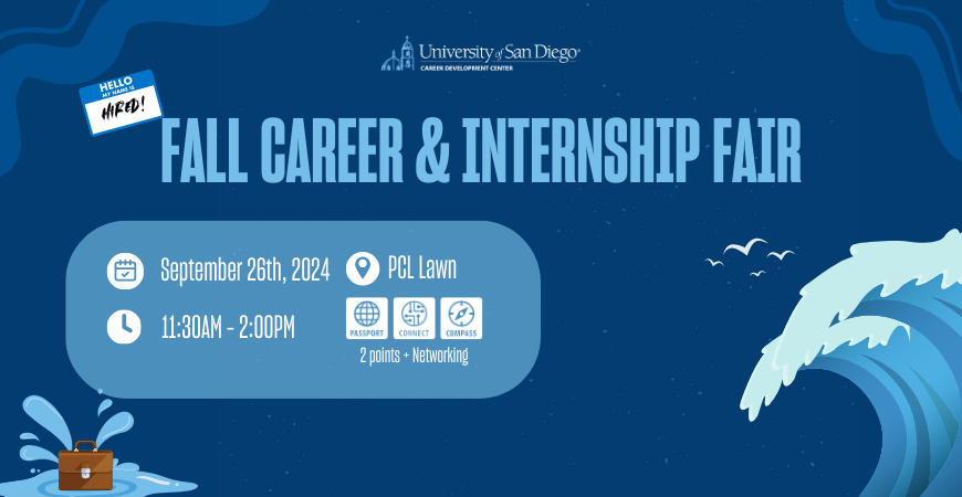 Campus Event - Fall Career & Internship Career Fair – USD News Center University of San Diego