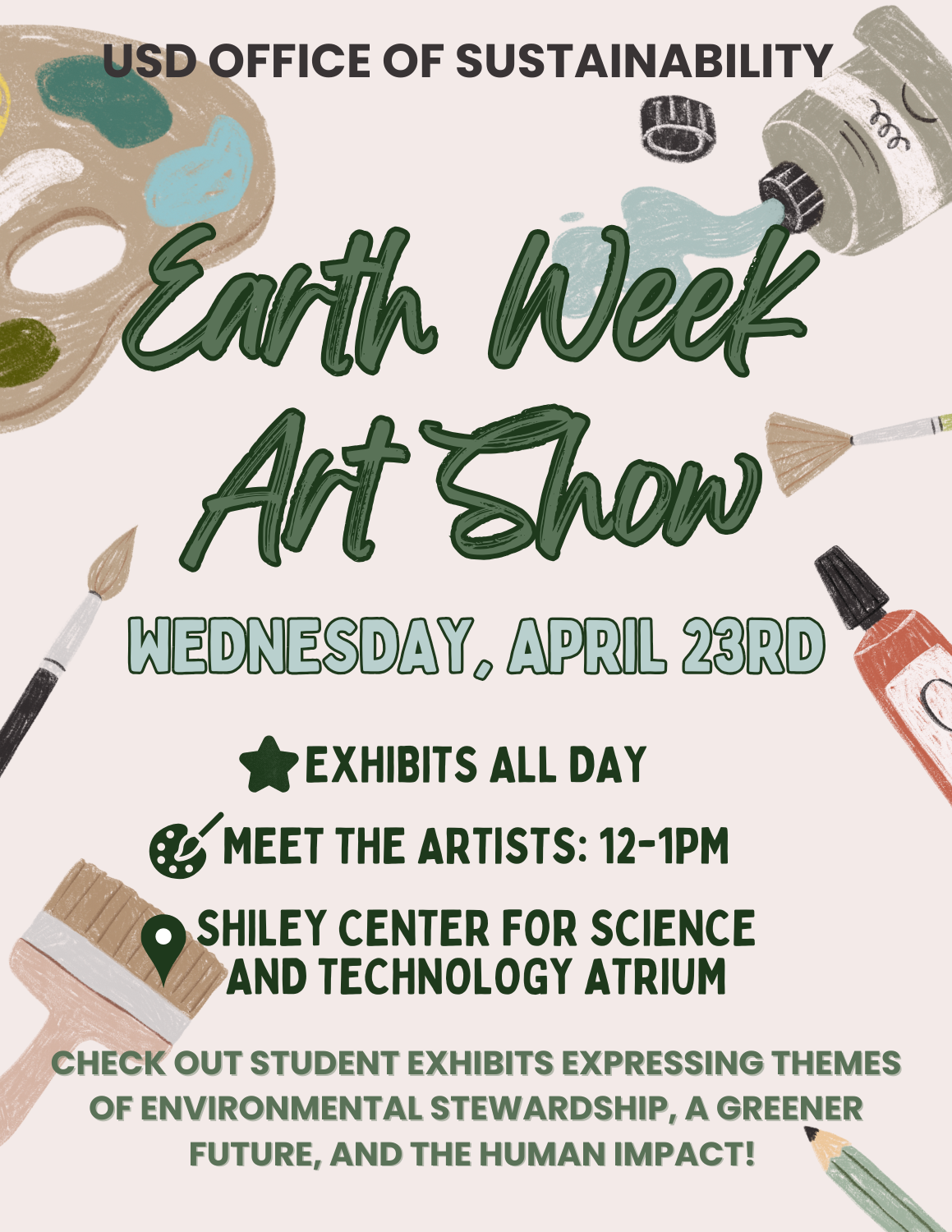 Campus Event - Earth Week Art Gallery – USD News Center University of ...