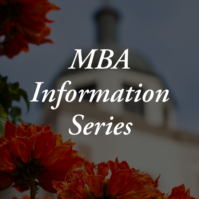 Campus Event - MBA Information Series: "Keys to a Strong MBA ...