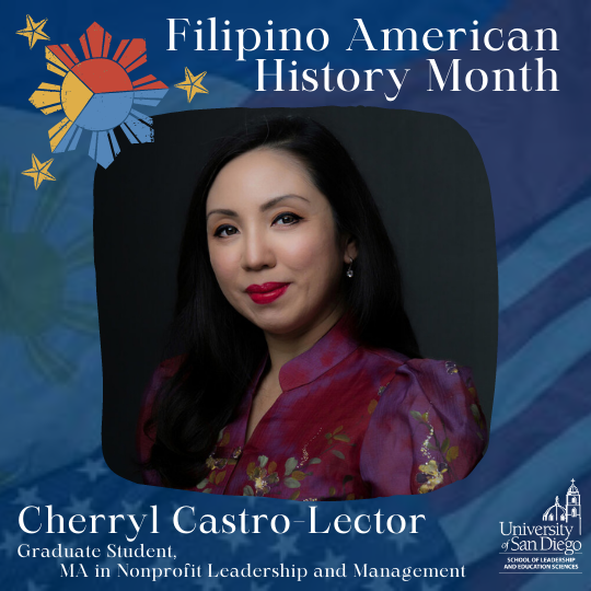Filipino American History Month Spotlight: Cherryl Castro-Lector - University of San Diego