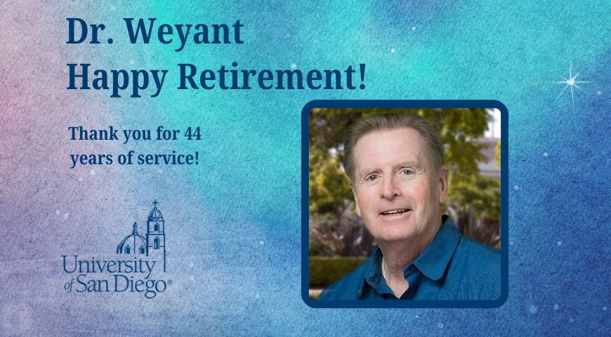 Professor of Psychological Sciences James Weyant Retires After 44 Years ...