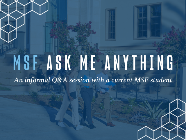 Campus Event - Ask Me Anything: MS in Finance Q&A – USD News Center ...