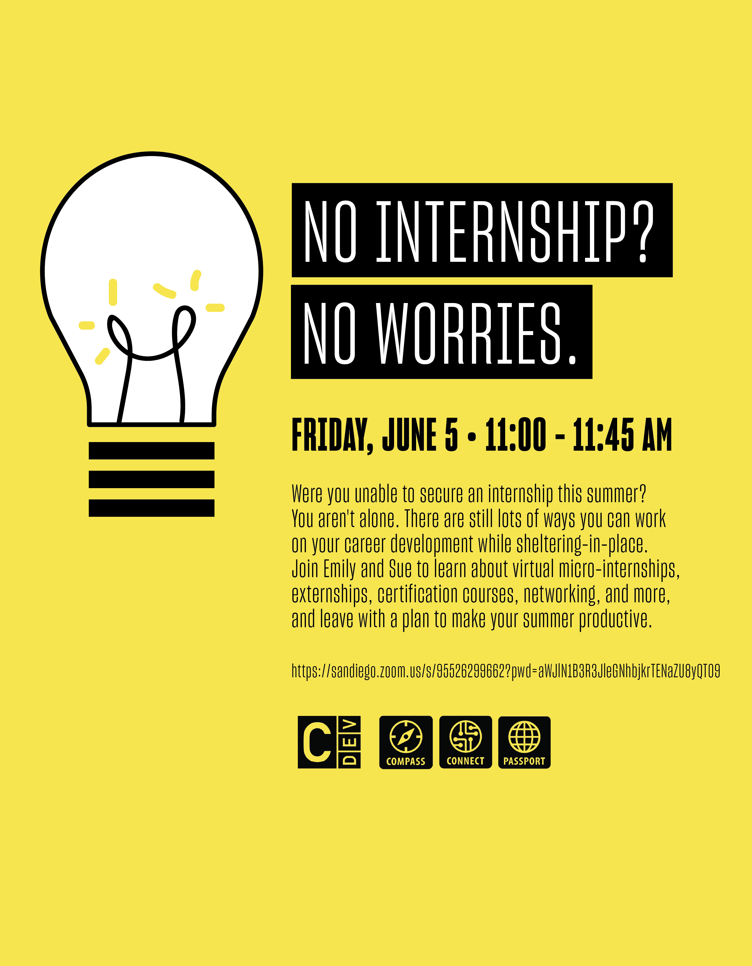 Campus Event - No Internship? No worries. – USD News Center University ...