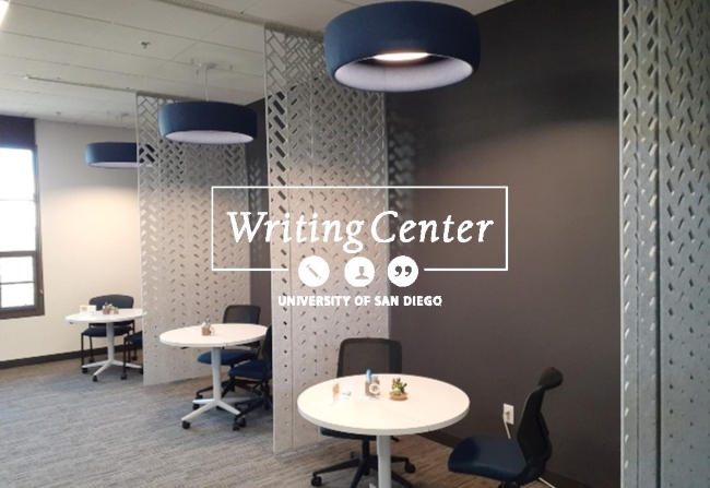 USD Writing Center Reopens on Feb. 23, 2022 - University of San Diego