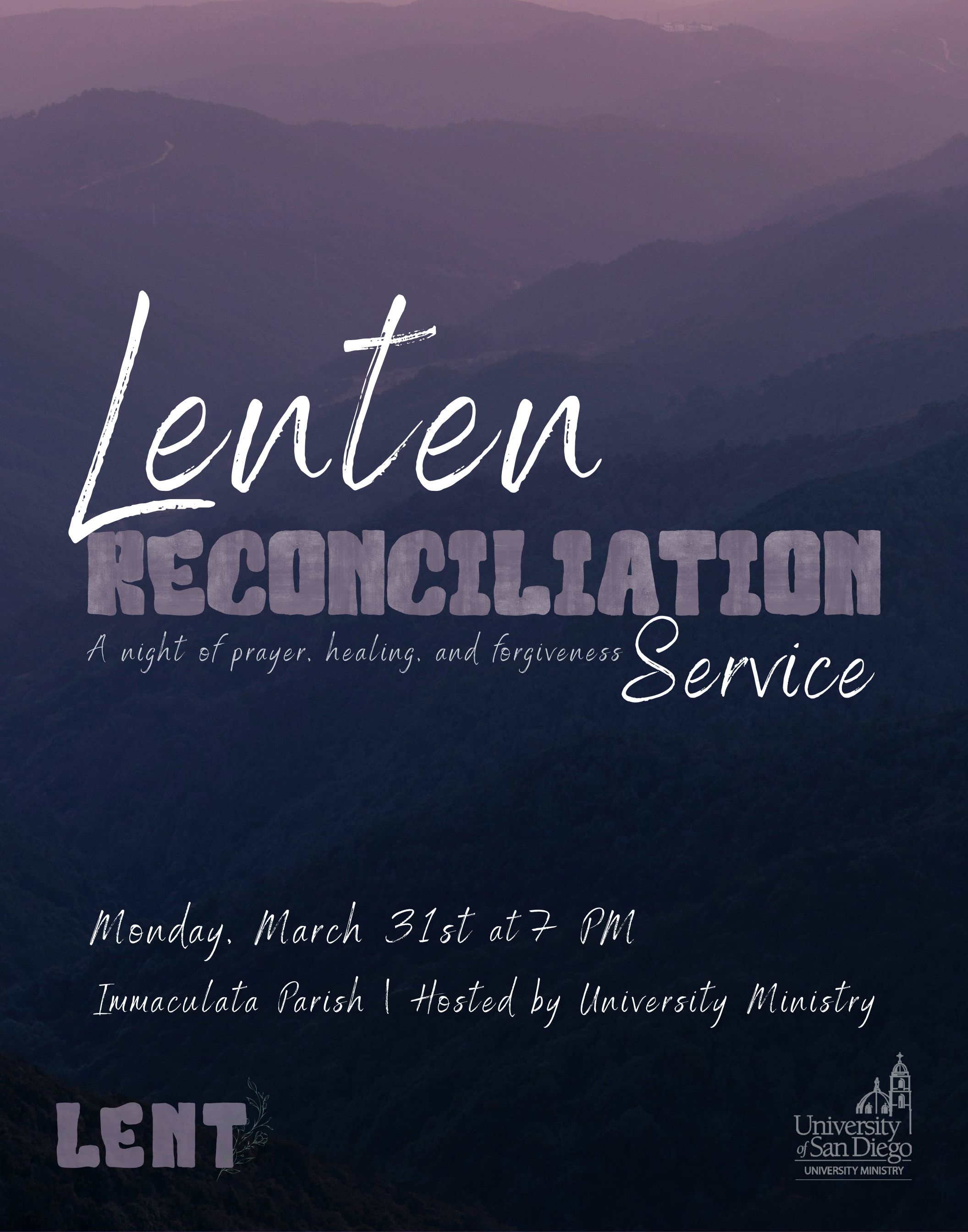 Campus Event - Lenten Reconciliation Service – USD News Center ...