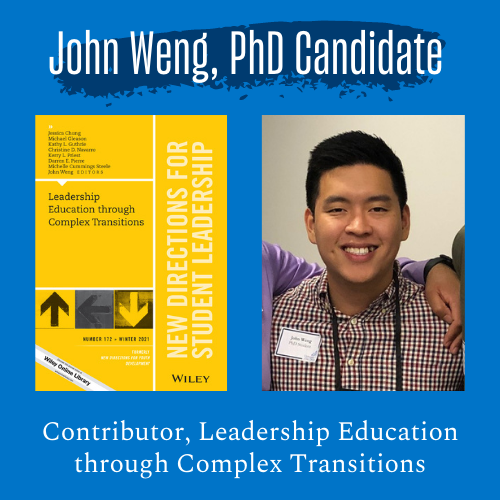 John Weng, PhD Candidate, Contributes to Leadership Education Book ...