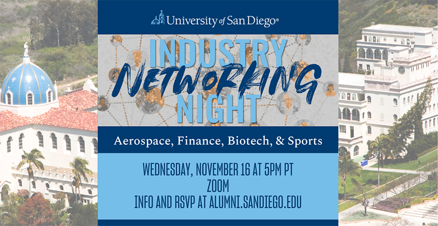 Campus Event - Virtual Industry Networking Night – USD News Center ...