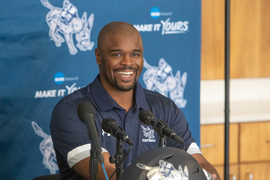 Brandon Moore Named USD’s Head Football Coach; Campus Celebration ...